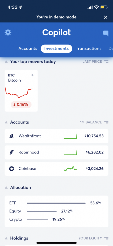 The Copilot App is Designed to Help Users Keep Track of Their Money